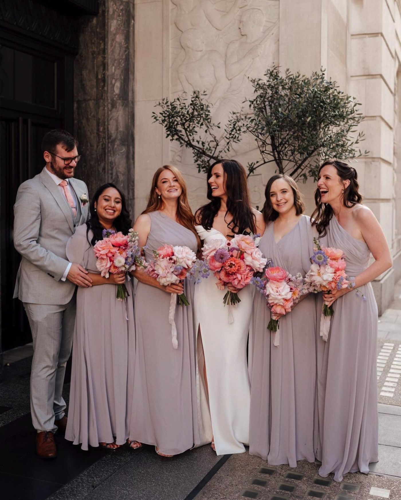 Real Bride - Sara wearing Intrigue veil | Lace & Favour