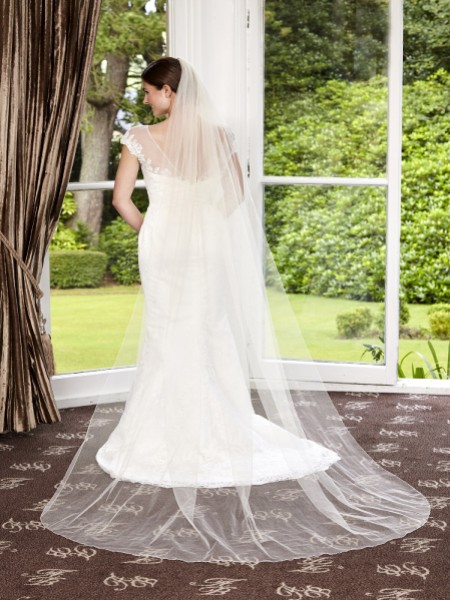 Waist & Elbow Length Veils | Short Wedding Veils
